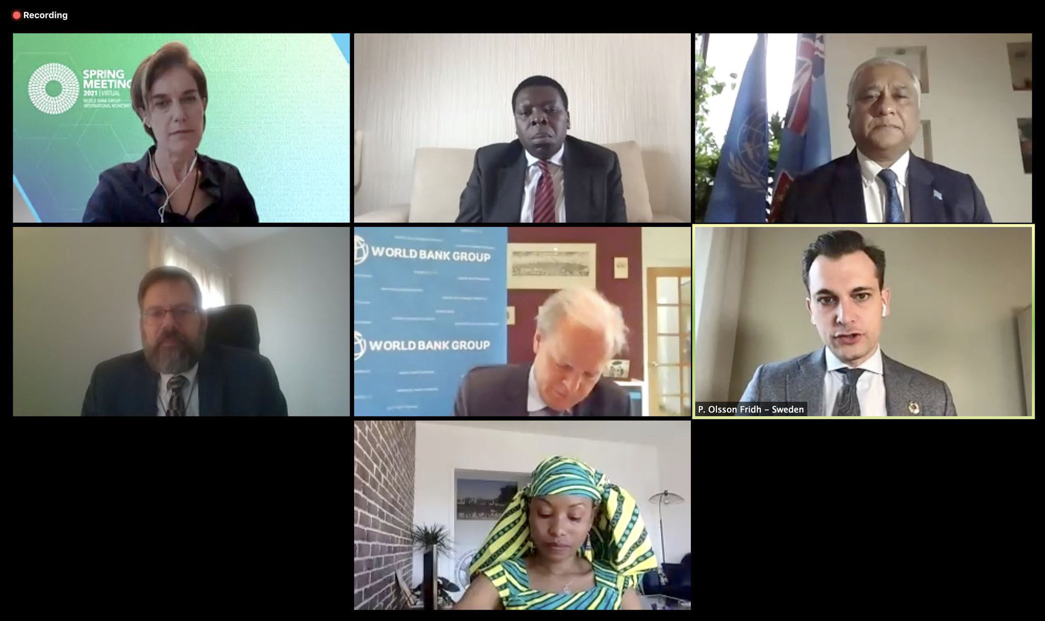 Fiji Represented at the World Bank Pre-Spring Meeting - Ministry of ...