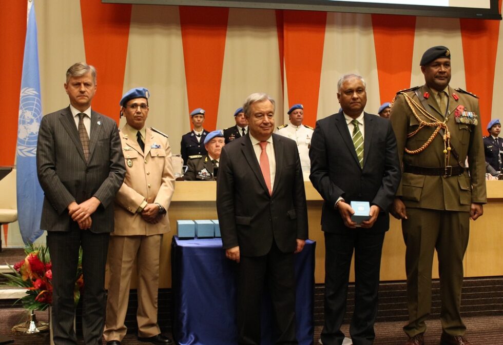 Fijian Peacekeeping honoured at the United Nations | Ministry of ...
