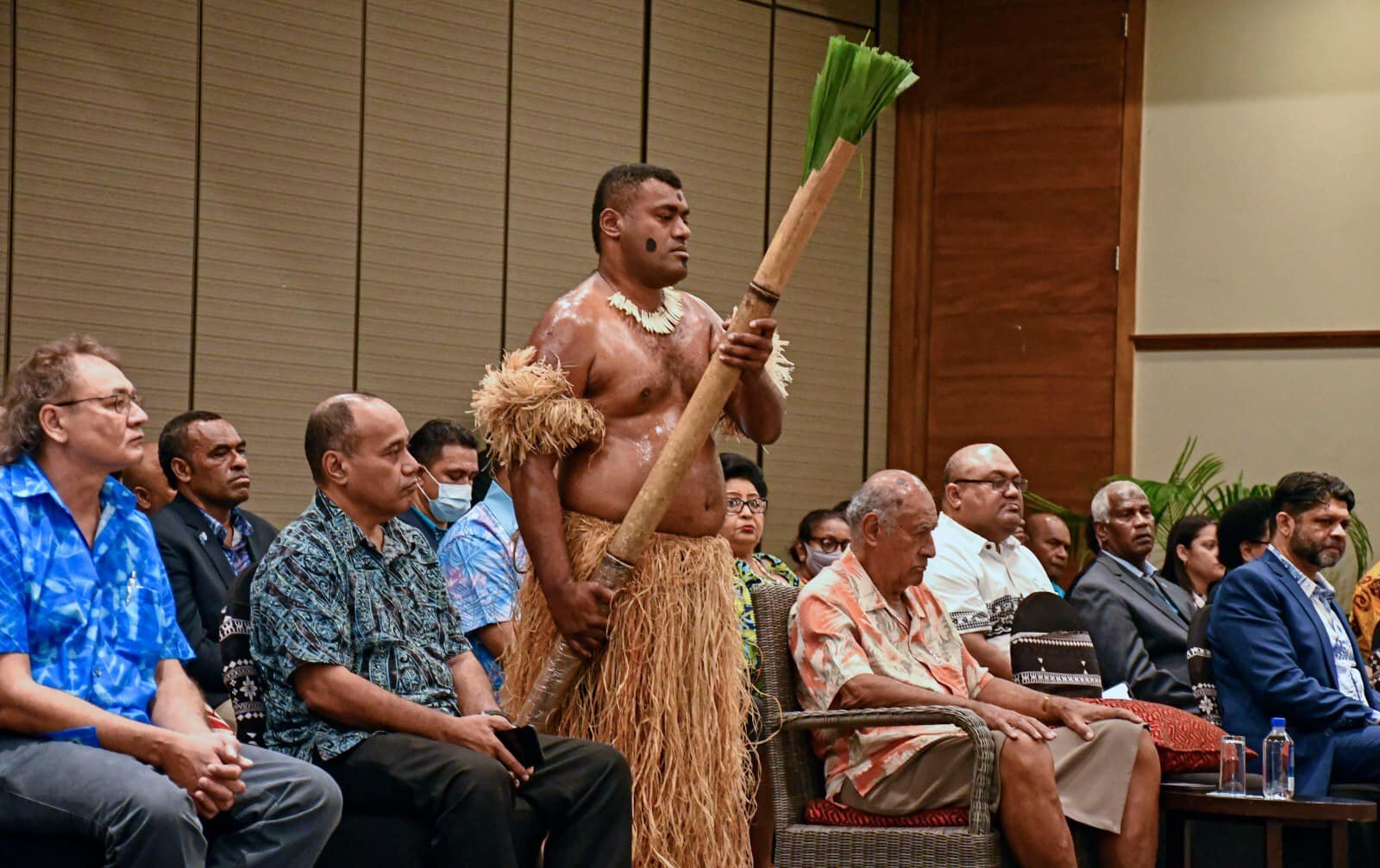 Traditional Ceremony of Welcome to the visiting of Micronesian and ...