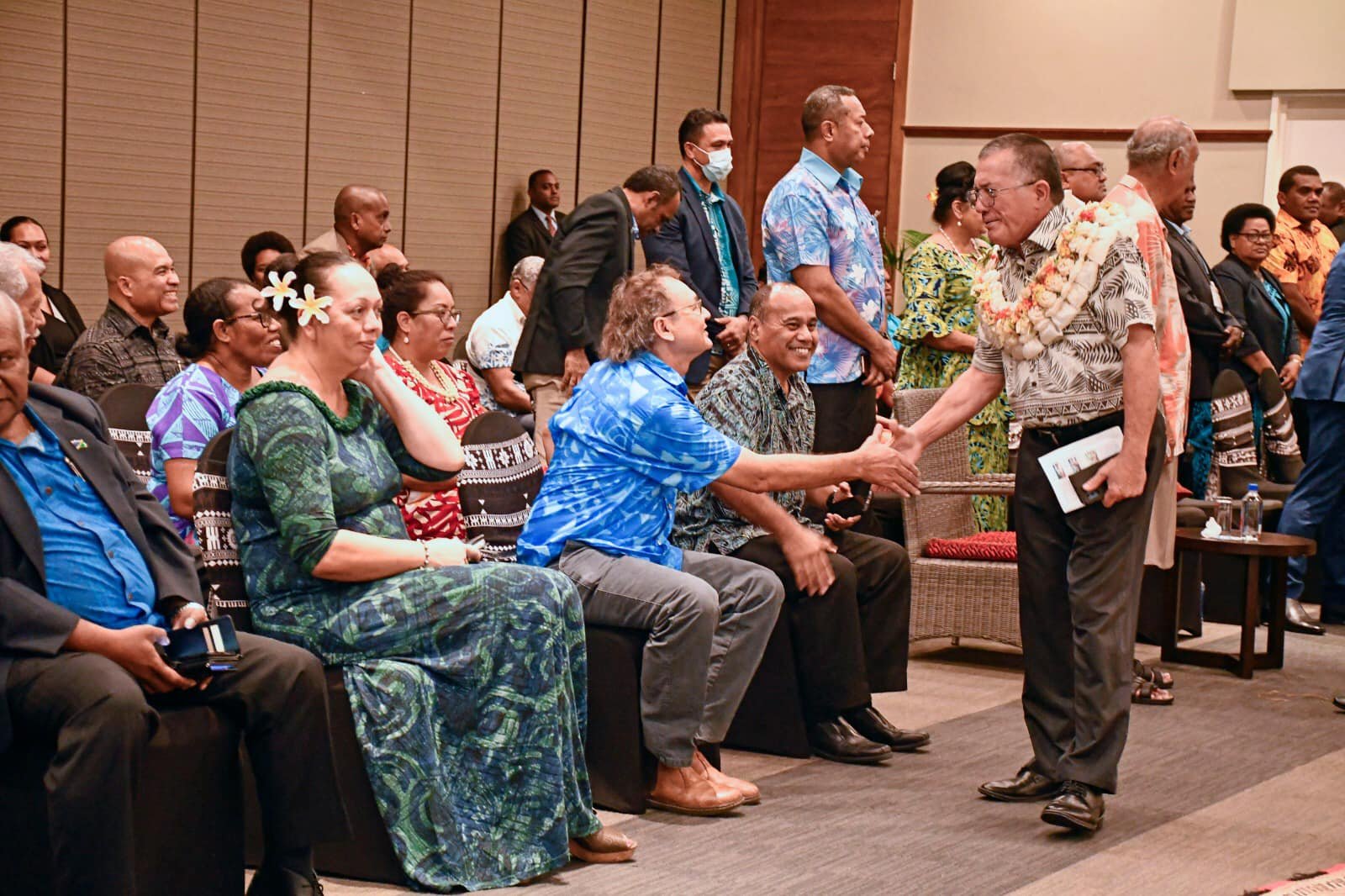 Traditional Ceremony of Welcome to the visiting of Micronesian and ...