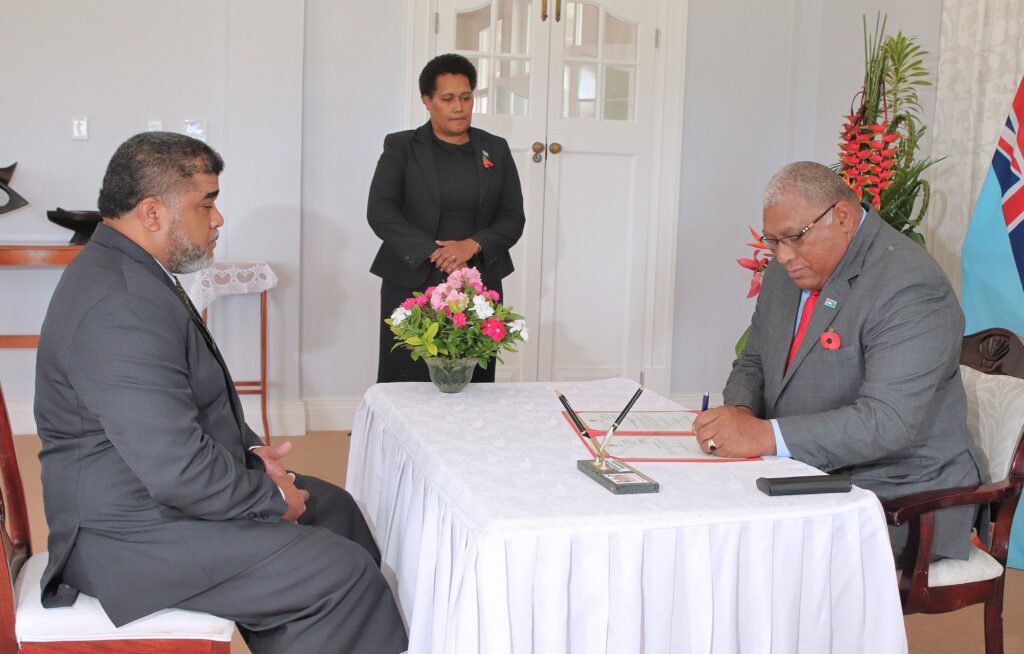Commissioning ceremony for Fiji’s new High Commissioner to Australia ...