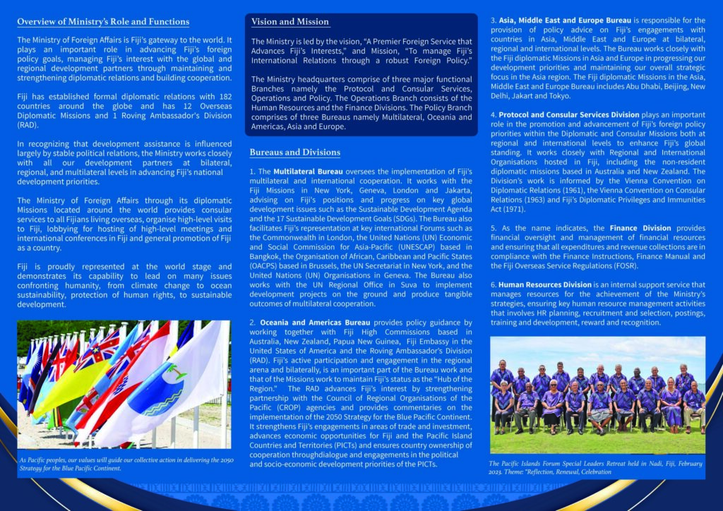 Information Brochure - Ministry of Foreign Affairs