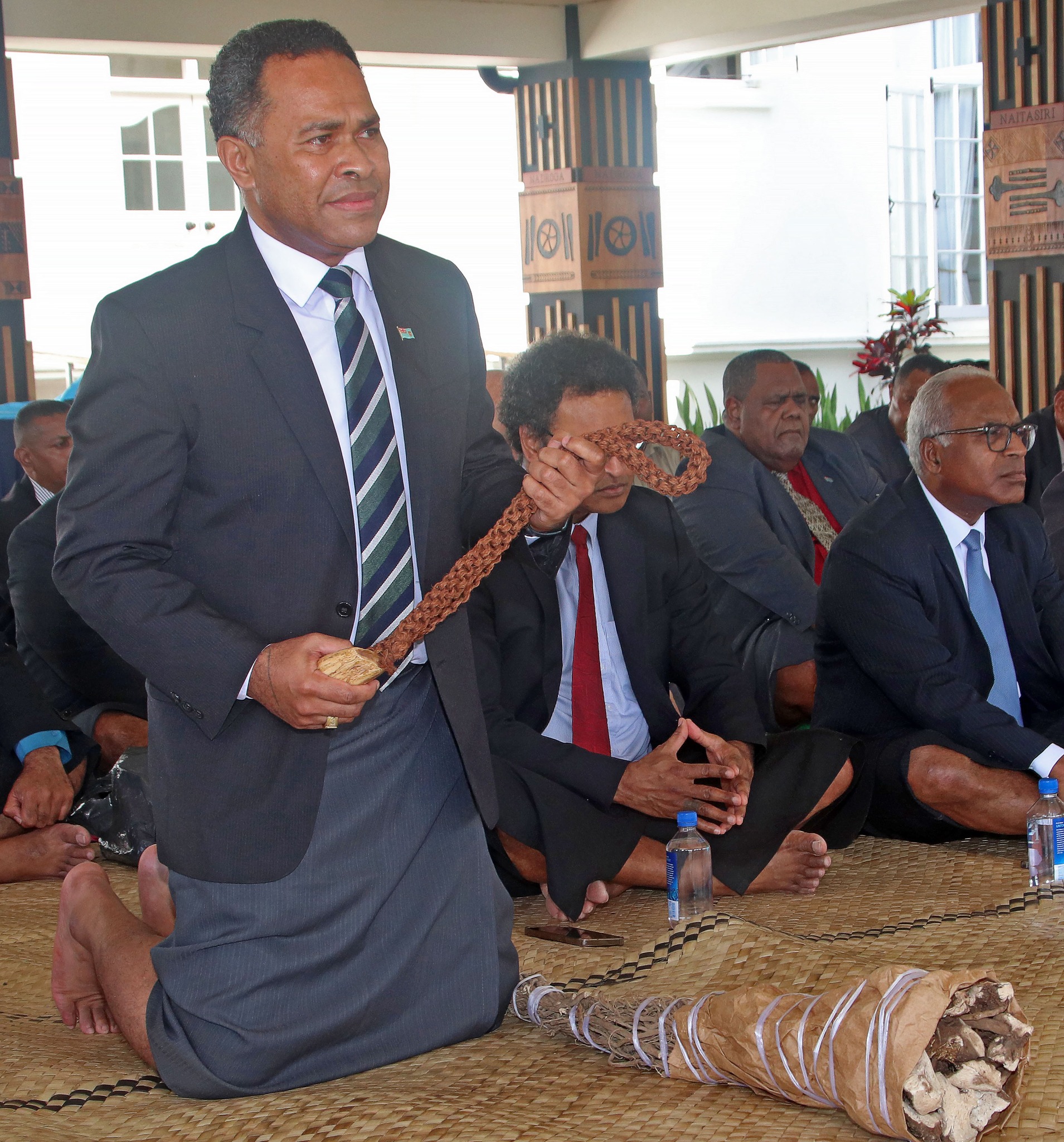Fiji's Heads of Diplomatic Missions present traditional Isevusevu to ...