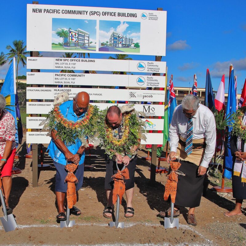 Prime Minister officiates at the ground - breaking ceremony for SPC's ...