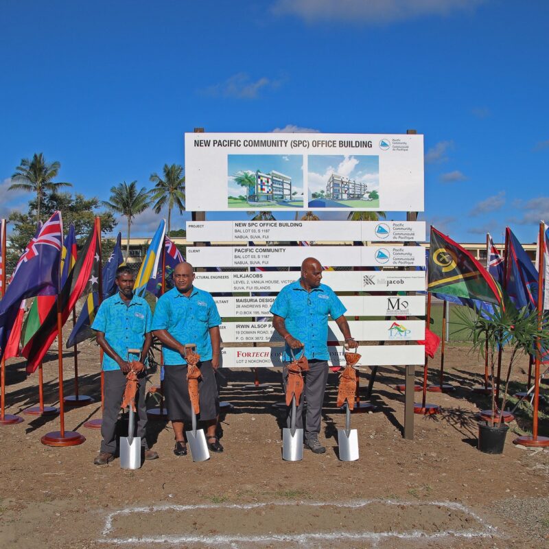 Prime Minister officiates at the ground - breaking ceremony for SPC's ...