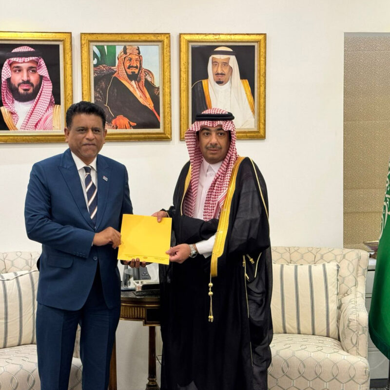Fiji's non-resident ambassador designate to Saudi Arabia presents his ...