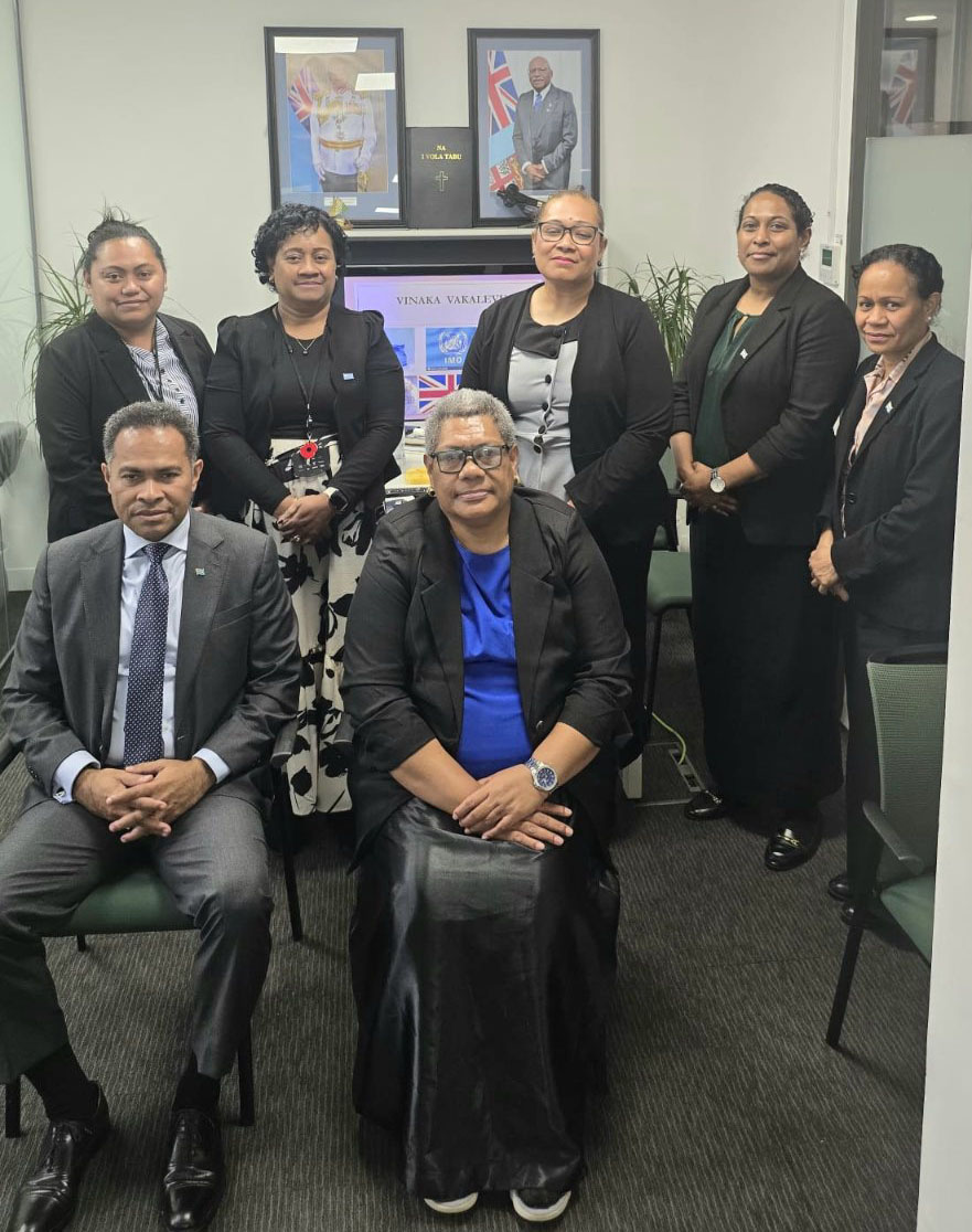 Fiji High Commission in London welcomes PS Dr. Taga - Ministry of ...