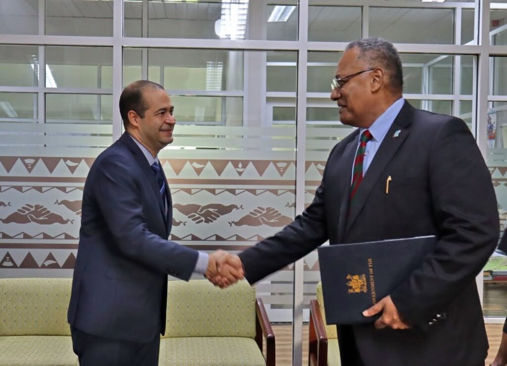 Hon. Ditoka Receives Courtesy Call From Cuban Ambassador To Fiji ...